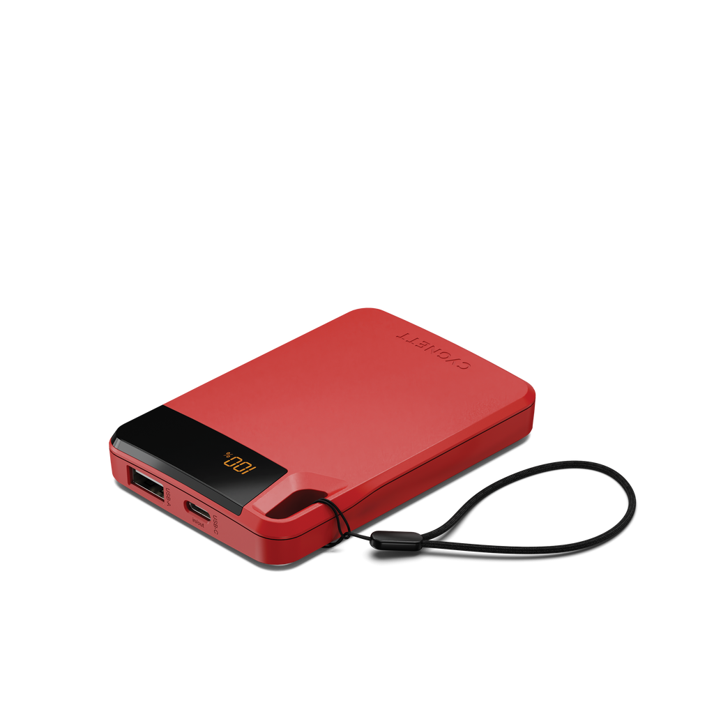 5,000 mAh Power Bank - Red – Cygnett NZ